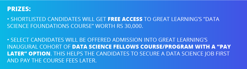 Great Learning Data Science Admission Challenge