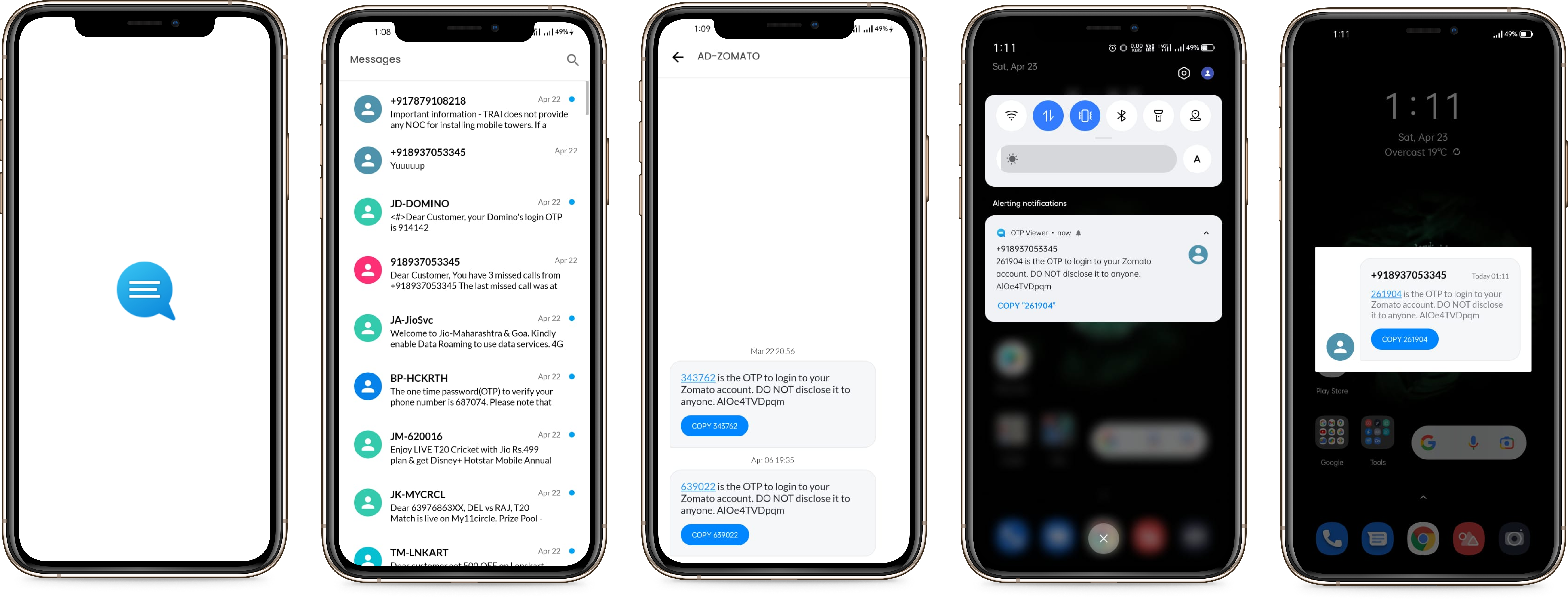 GitHub - The-Pascal/OTP-Viewer: This android application can be used to detect OTP from incoming ...